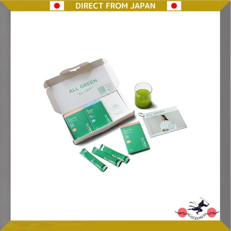 ALL GREEN 3 types x 3 packets Trial Series Assortment Set Green Tea ...