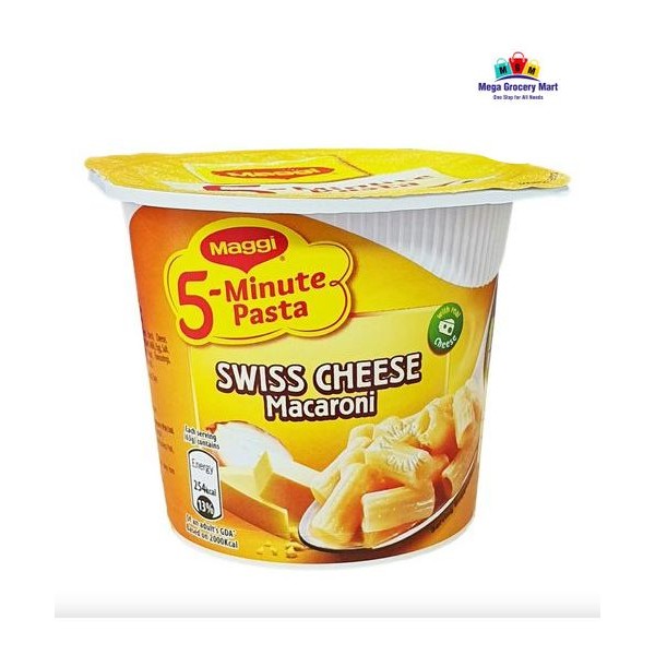 Maggi Instant Cup Pasta Swiss Cheese Macaroni 63g | Shopee Singapore