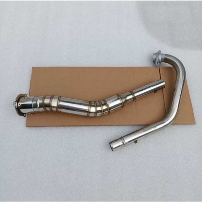 BIG elbow + Adapter pipe 51mm stainless pipe Open Tmx 125/155 Tmx 150 ...