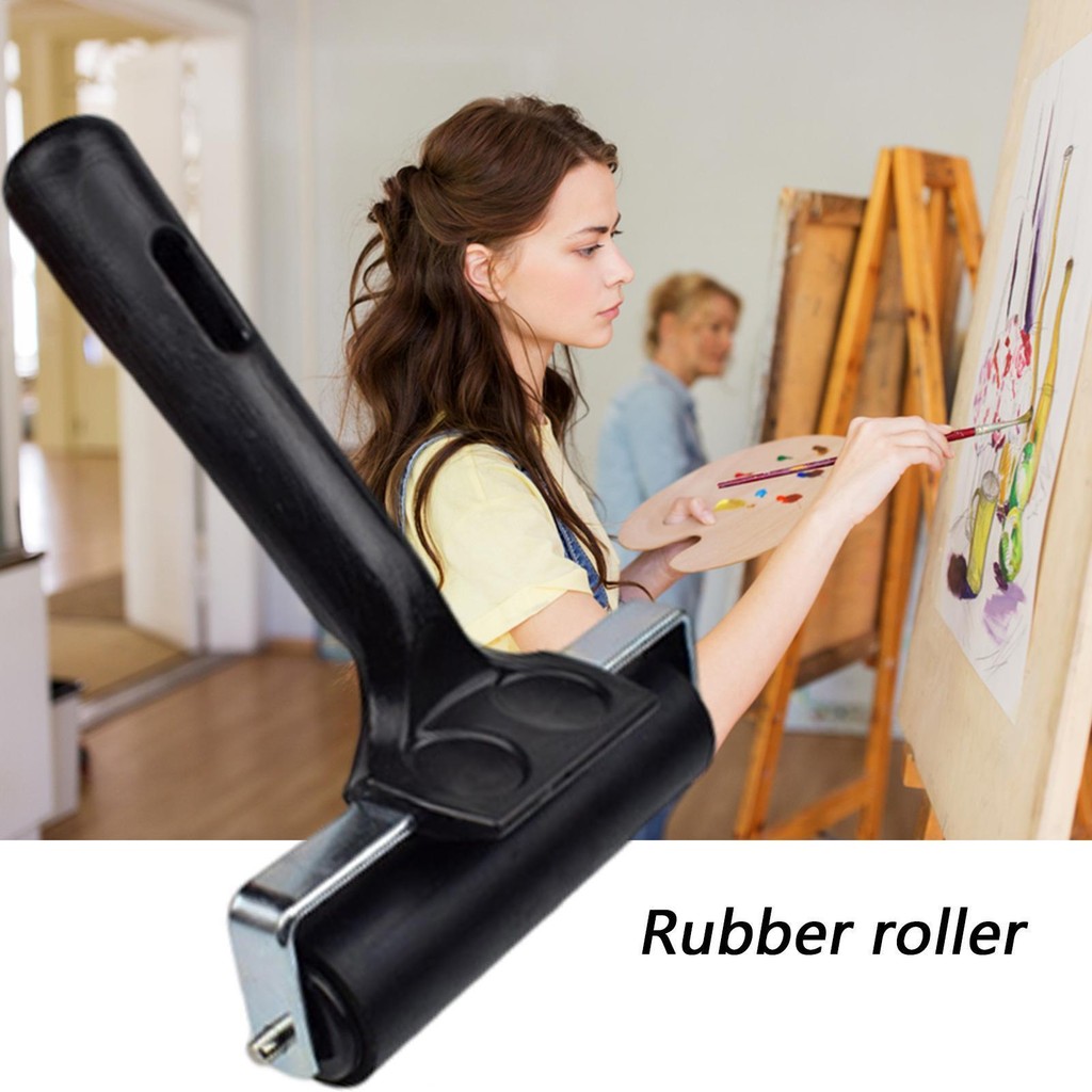 Rubber Roller For Crafts Vinyl Roller Printmaking Brayers Rollers For ...