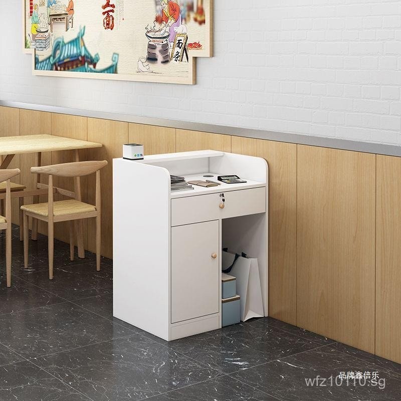 Small Front Desk Restaurant Cashier Counter Simple and Easy Small ...