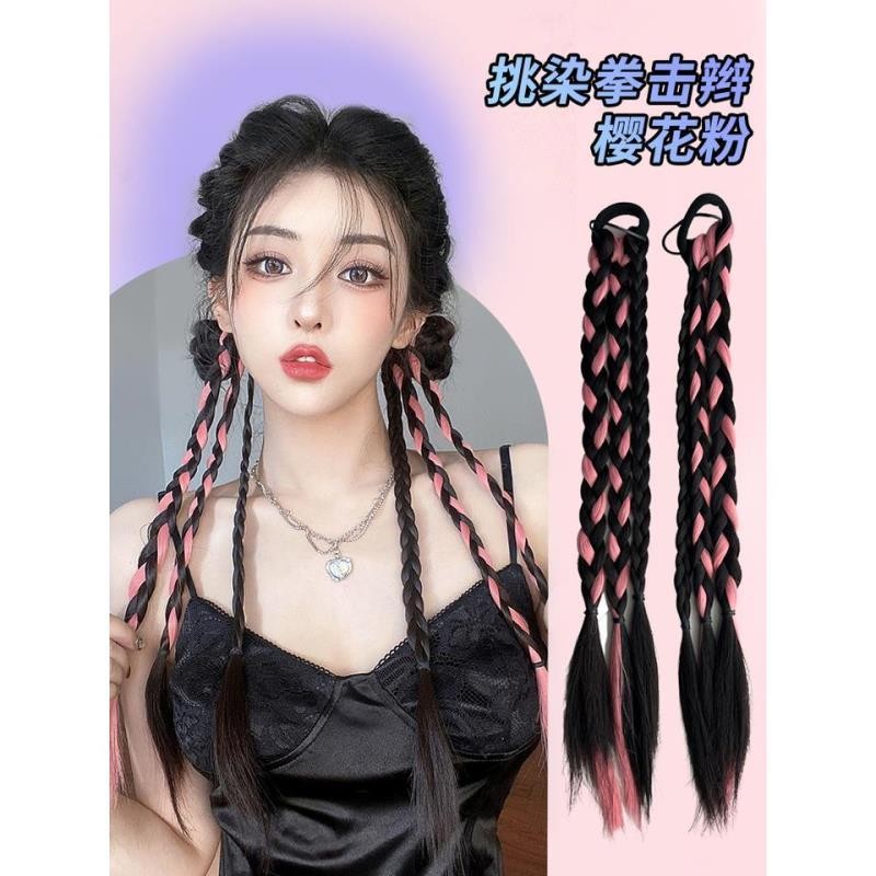 Box Boxing Braids Wig Braids Female Hot Girl Twist Braids Simulation ...