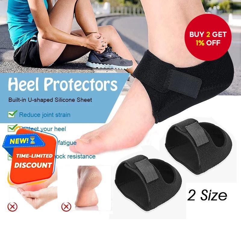 Heel Sleeves for Pain Relief Silicone Gel Support for Heel Pain Ideal ...