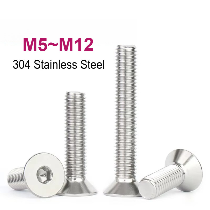 Allen Key Head M5 M6 M8 M10 M12 304 Stainless Steel Hexagon Hex Socket ...