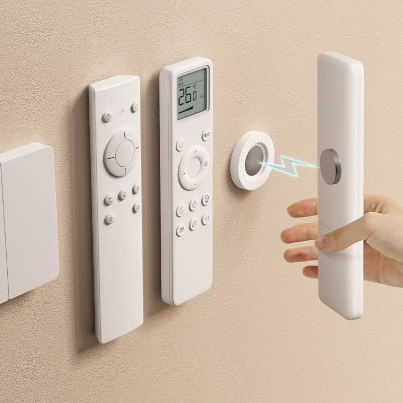 [Perforation-Free Magnetic Remote Control Sticker] Powerful Wall ...