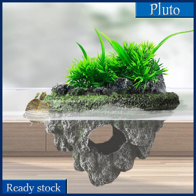 NEW Floating Rock Suspended Artificial Stone Aquarium Decoration Fish ...