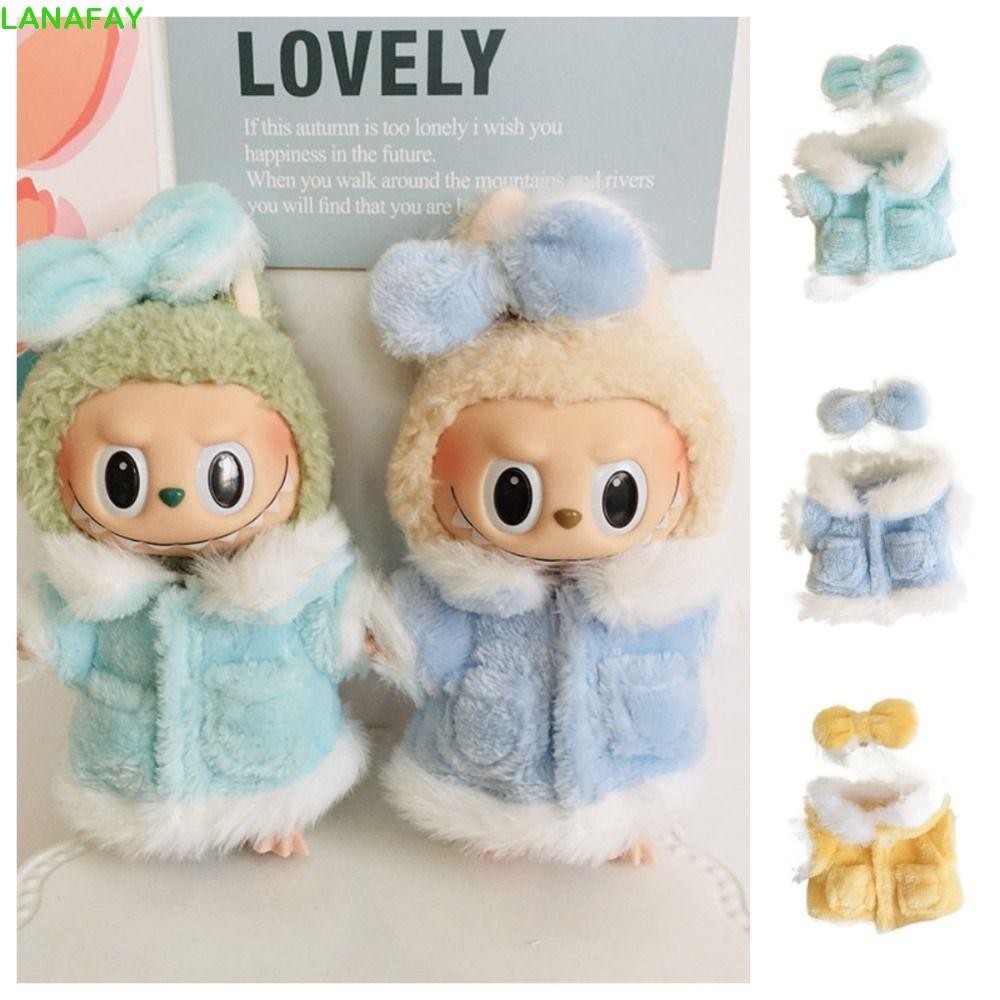 LANAFAY Labubu Time Clothes, Cloth Soft Handmade Doll Clothes, Labubu ...