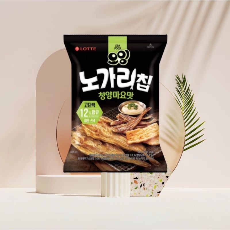 Korea Imported Food Lotte Mayonnaise Spicy Mentai Fish Chips Chasing ...
