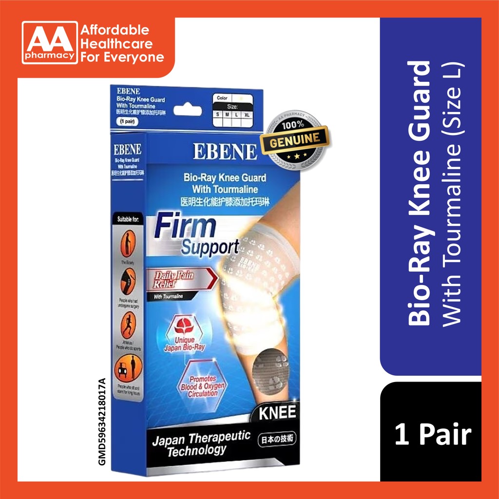 Ebene Bio-Ray Knee Guard with Tourmaline (L) | Shopee Singapore