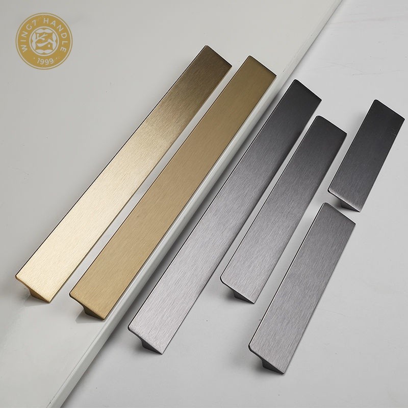 Customized Invisible Handles Long Wardrobe Drawers Dark Embedded Non ...