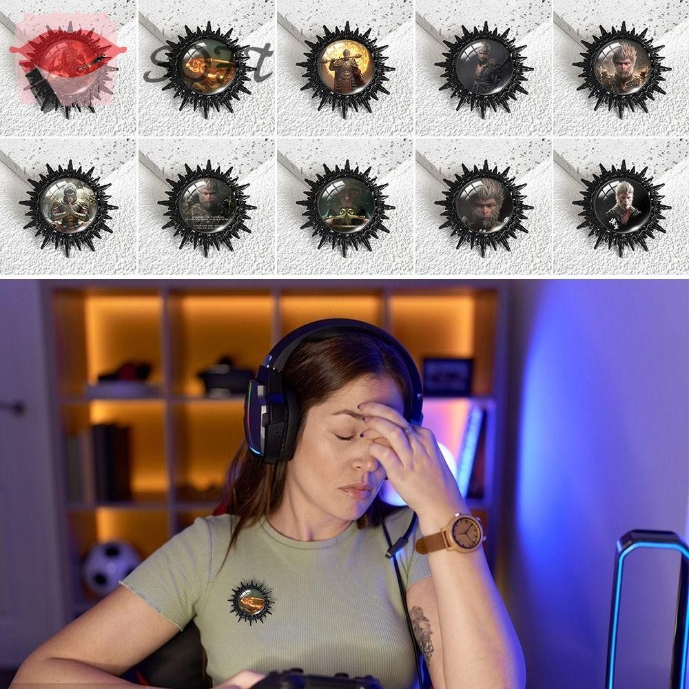 SOFTNESS Cosplay Badge, Collectible Gifts Black Myth Wukong Wukong ...