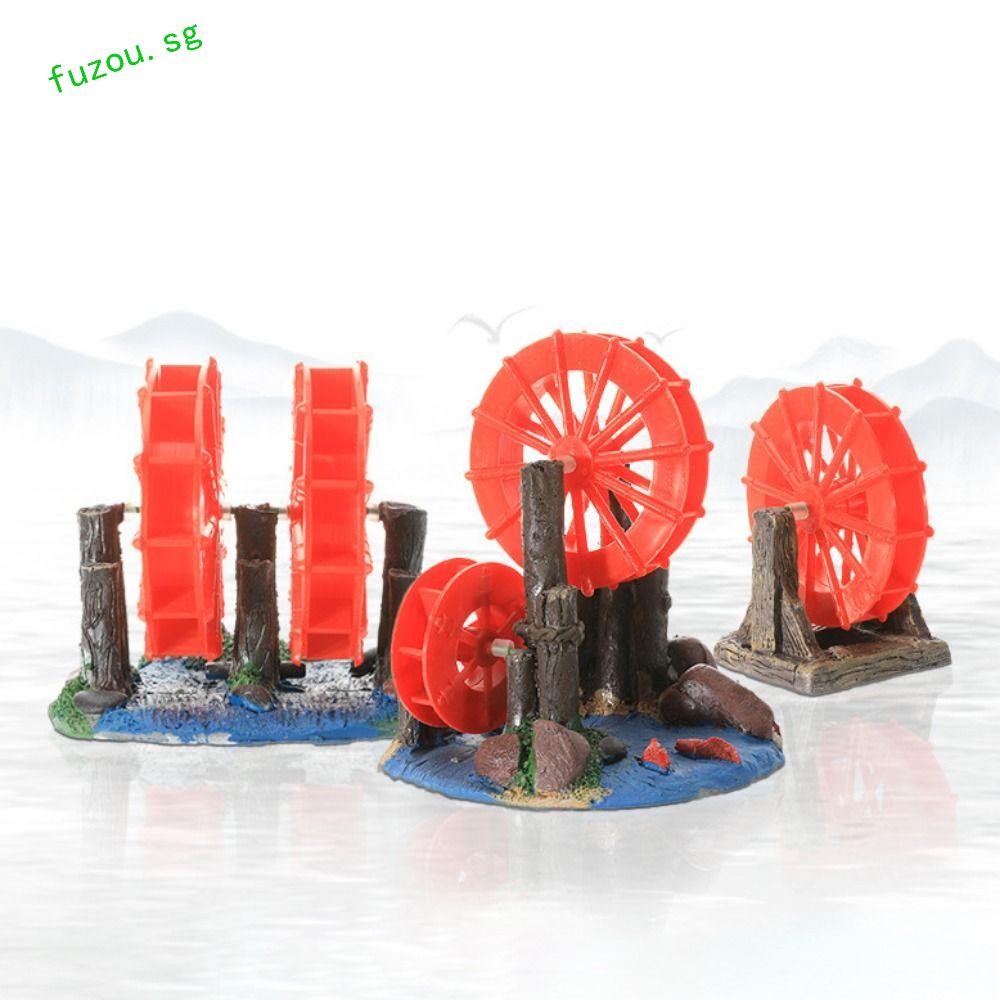 FUZOU Simulation Water Wheel, Traditional Decorative Windmill Wheel ...
