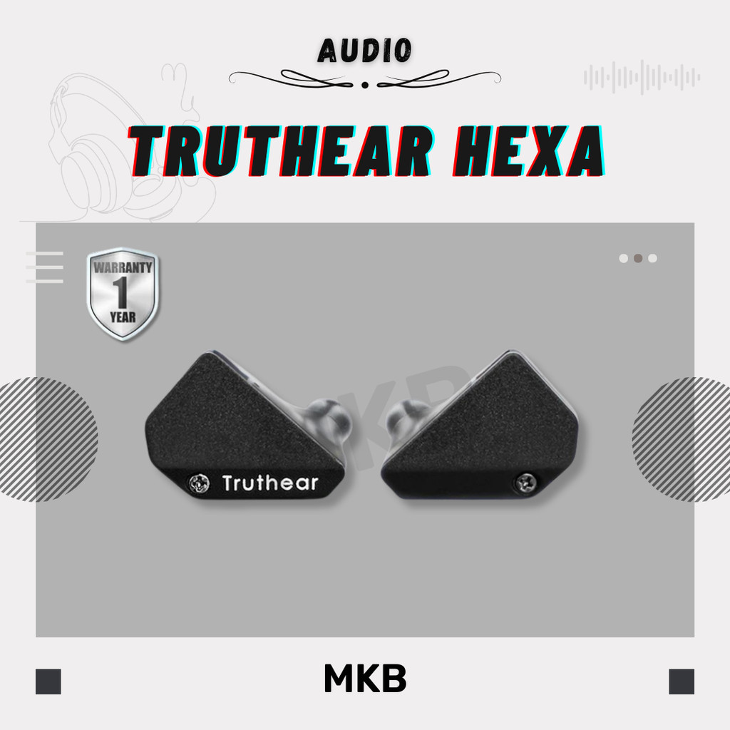 [READY STOCK] Truthear HEXA 1DD 3BA Hybrid High-End IEM Dynamic Armature Driver 0.78mm 2Pin DLP ...