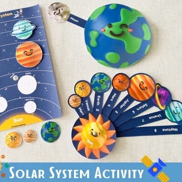 Busy Book solar system Planets Activity Outer Space Learning Binder ...