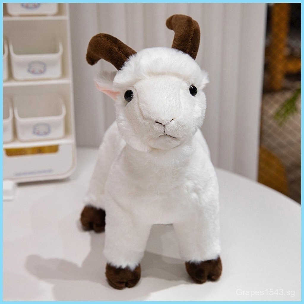 Stuffed Goat Plush Toy Animal Doll Stuffed Goat Animal Doll Cute Kawaii ...