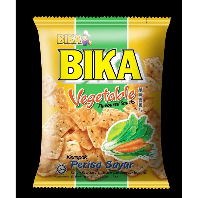 Bika Crackers Snacks Prawn Flavoured crackers assorted tidbits Bika ...