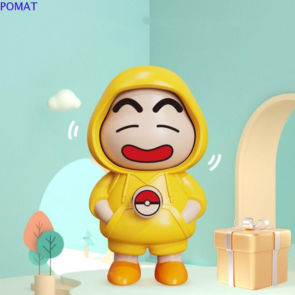 POMAT Crayon Shin-chan Face Changing Doll, With Keychain Plastics Shin ...
