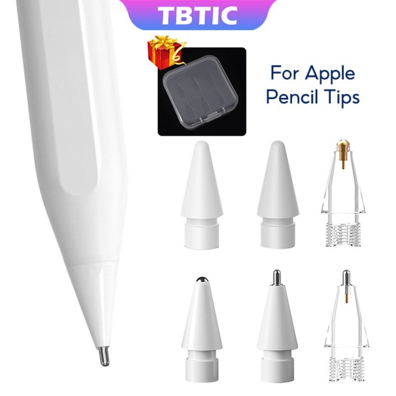 TBTIC Transparent Nib For Apple Pencil Pro 2nd 1st Generation USB C ...