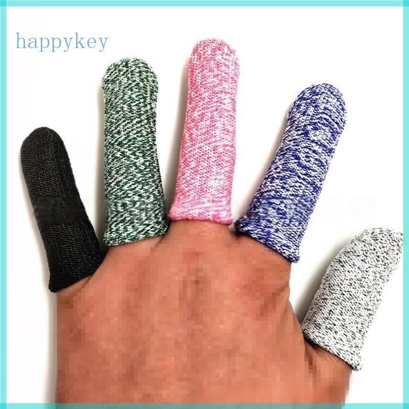 HAP Set Of 10 Breathable Finger Cots For Cutting And Abrasion Defense ...