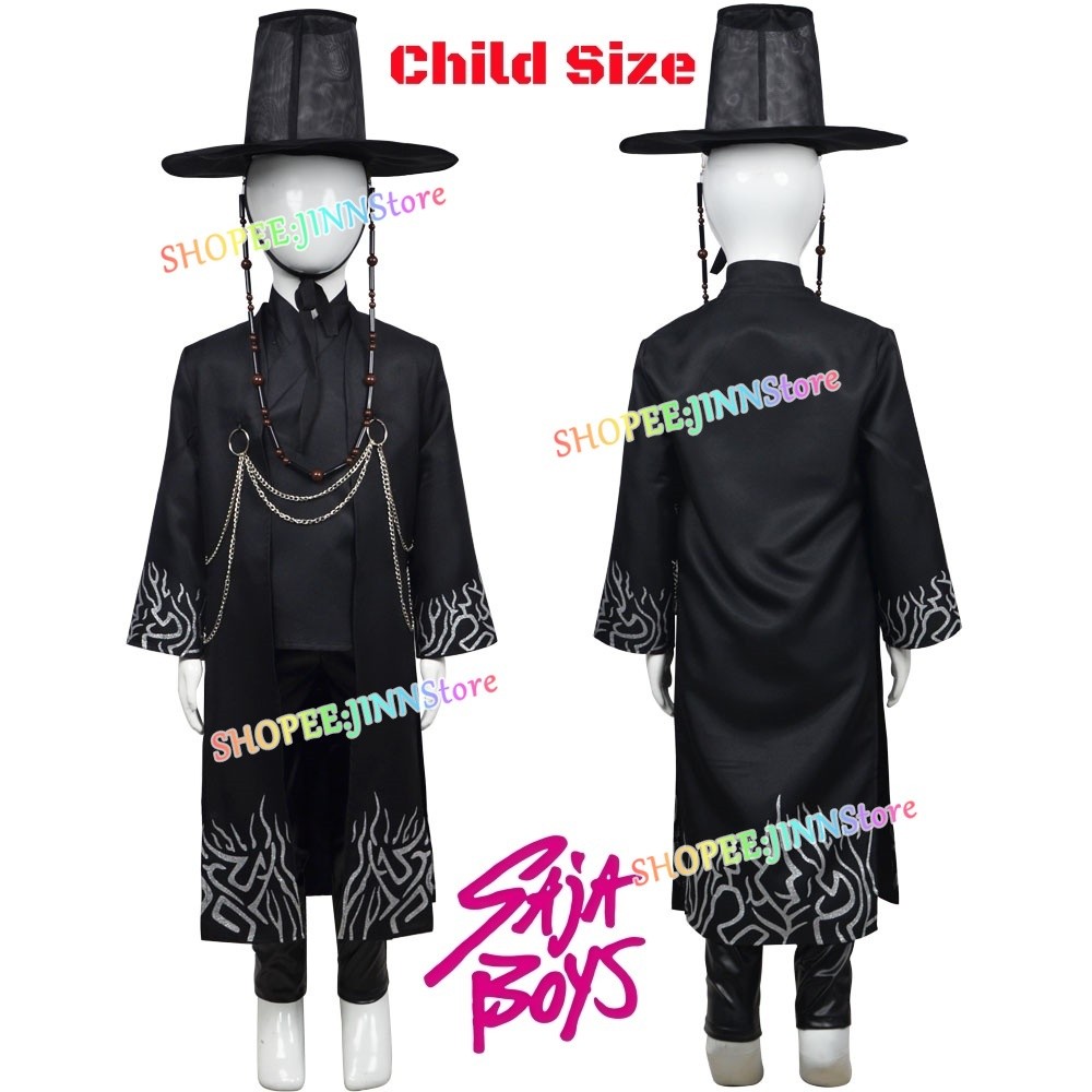 -JINN-Animated KPOP DEMON HUNTERS Cosplay Costume SAJA BOYS Cosplay Wig ...