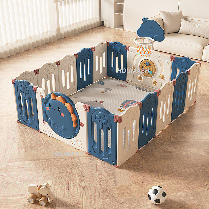 Children's Game Fence Folding Baby Playpen Toddler Safety Fence Playard ...