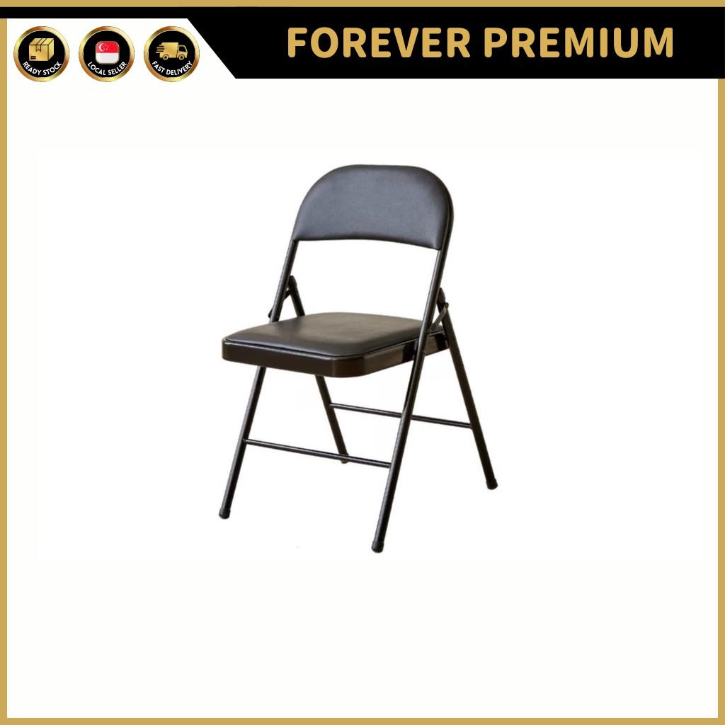 (FOREVER PREMIUM) Foldable Chair Folding Chair Thick Cushion Rental HDB ...