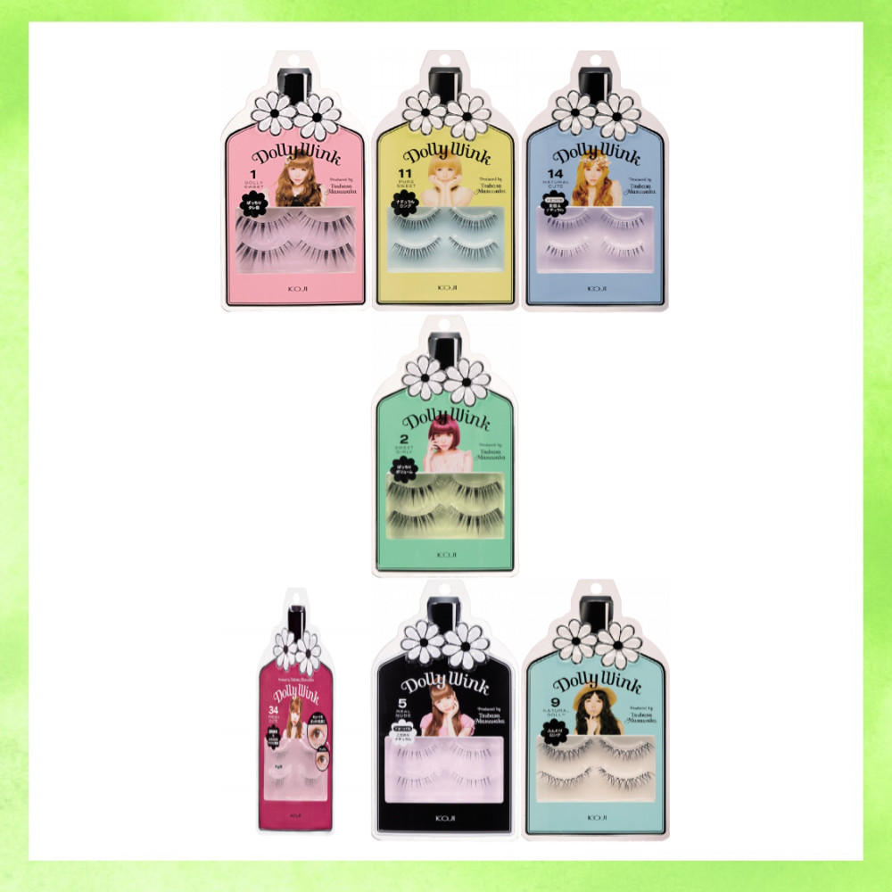 Dolly Wink Eyelash 09 Natural Dolly 2 Pairs (x 1) ,No.1 DOLLY SWEET ...