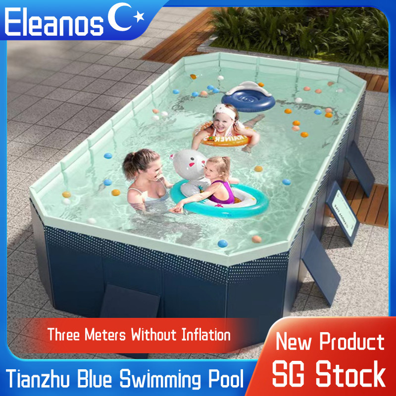 Children's Bath Pool Non Inflatable Swimming Foldable Kids Swimming ...
