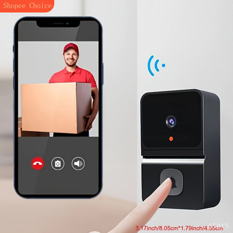 2025New Visual Doorbell Active Wake-Up Home Wireless Surveillance ...