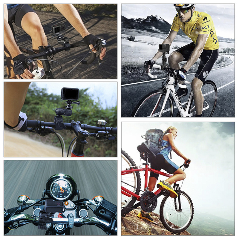 Louisfashion Bicycle Motorcycle Handlebar Camara Sopport Ram Mount ...