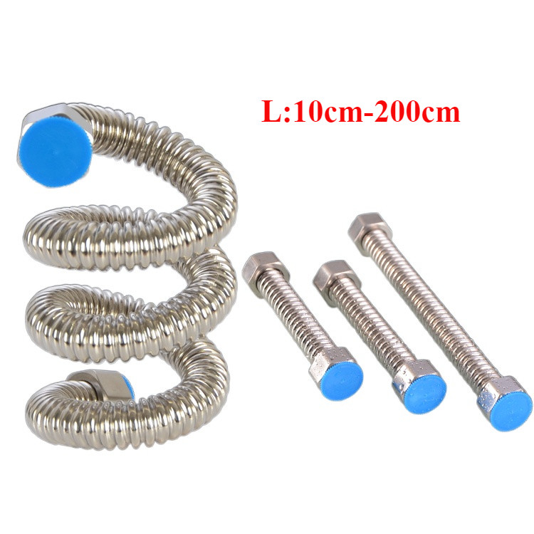 [JJW] Sus304 Corrugated Pipe 10cm-200cm 1/2 High Pressure Resistant ...