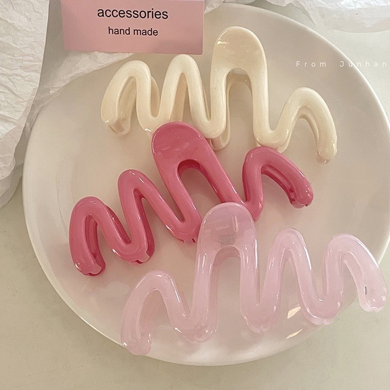 [Magpie]Korean Frosted Jelly Hair Clamp Fashion Grab Hair Clip New Hair ...