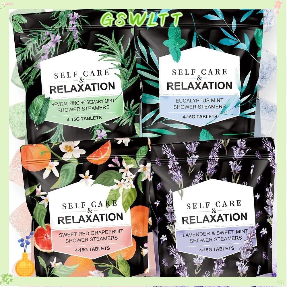 GSWLTT 4 Tablets/Pack Swear Shower Steamers Gift Set, Self Care ...