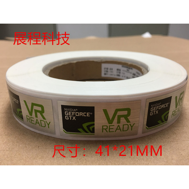 Brand New New Style Original GEFORCE GTX VR READY Label Sticker Sticker ...