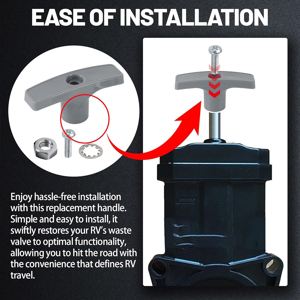 RV Waste Valve Handle Replacement RV Water Tank Fittings for Valve ...