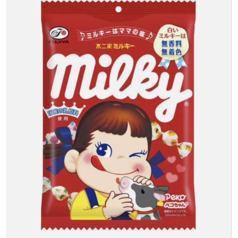 Fujiya Milky Candy 108g Japanese milk candy sweets Fujiya Peko Chan ...
