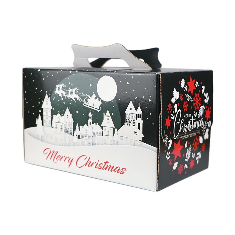Darkgreen Log Cake Box 10X6X6" | Shopee Singapore