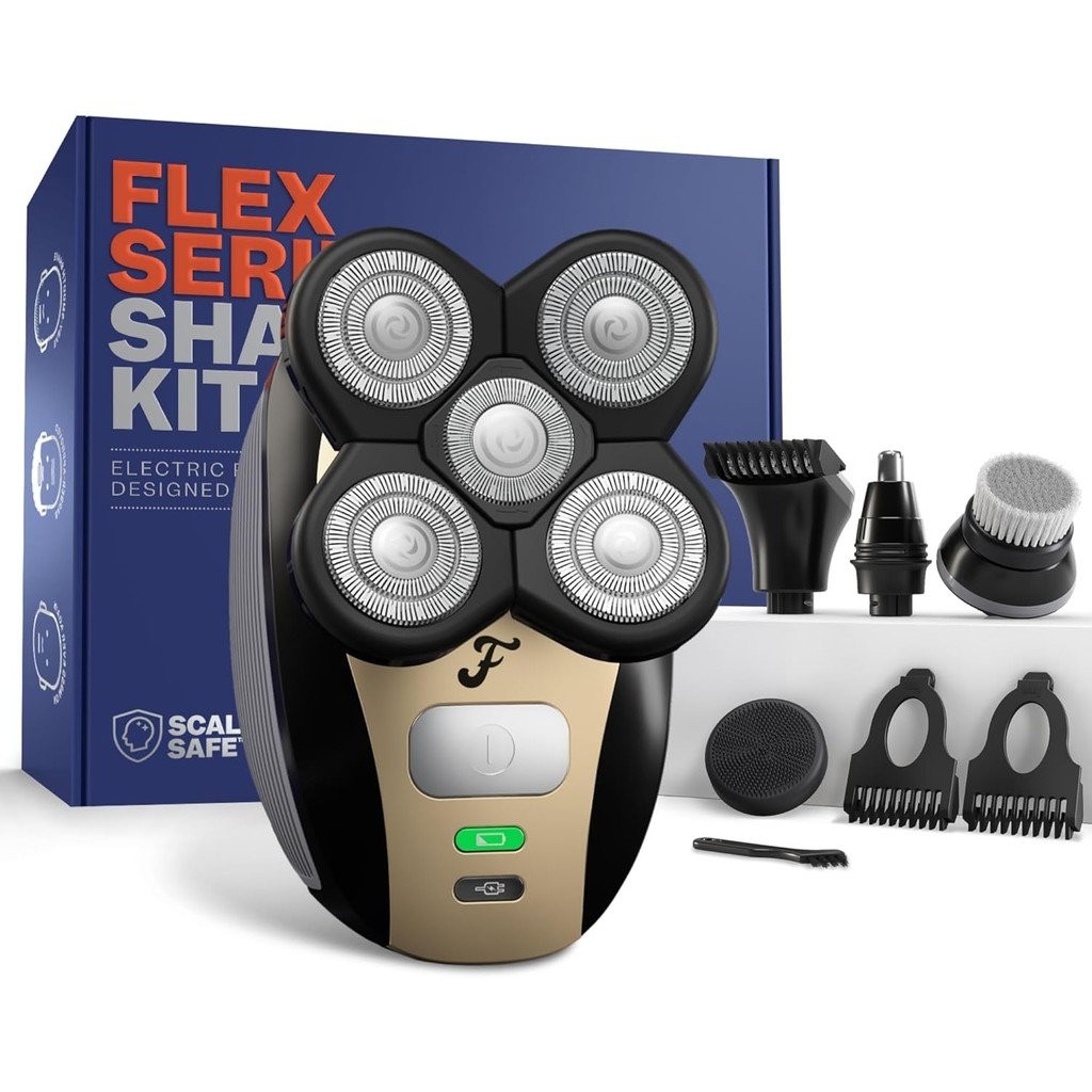 Freebird FlexSeries Electric Head & Body Hair Shaver - Mens Cordless ...