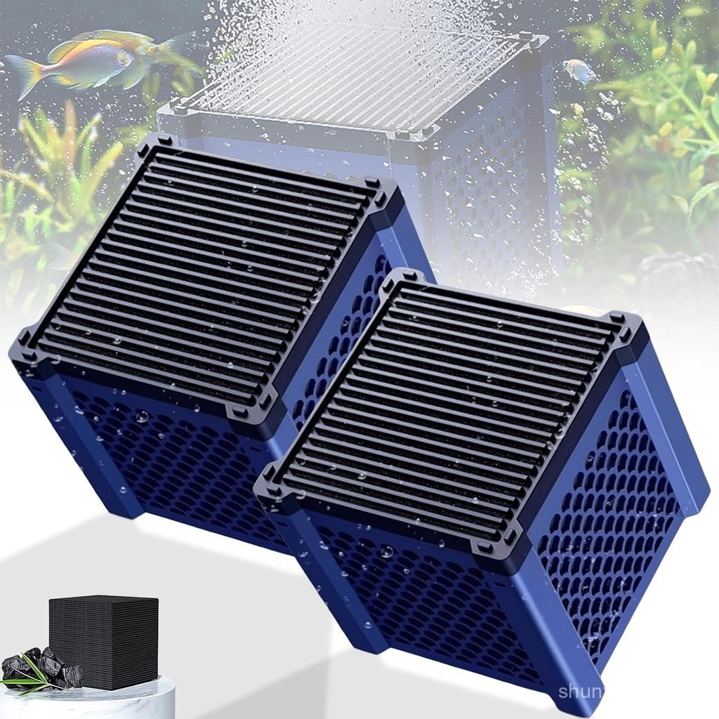Pure Cube Water Trough Filter 2.0, Aquarium Water Trough Purifier Cube ...