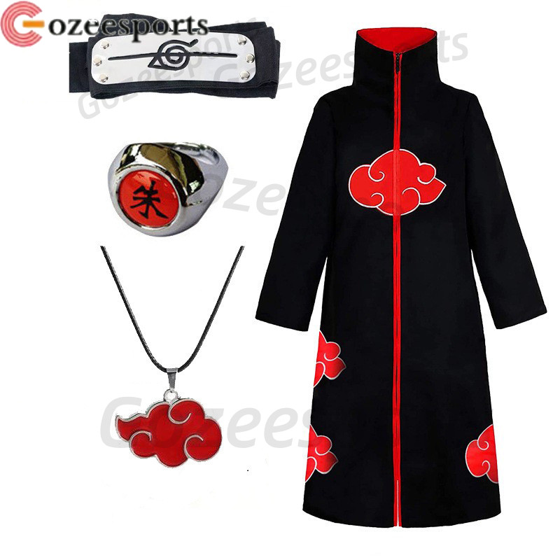 Anime Naruto Shippuden Akatsuki Hokage Robe Cloak Coat Anime Cosplay ...