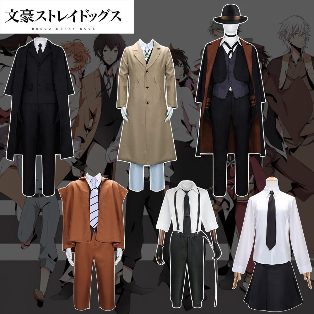 Bungou Stray Dog cos Clothing and Akiko Xie Dazai Osamu Nakahara Nakaya ...