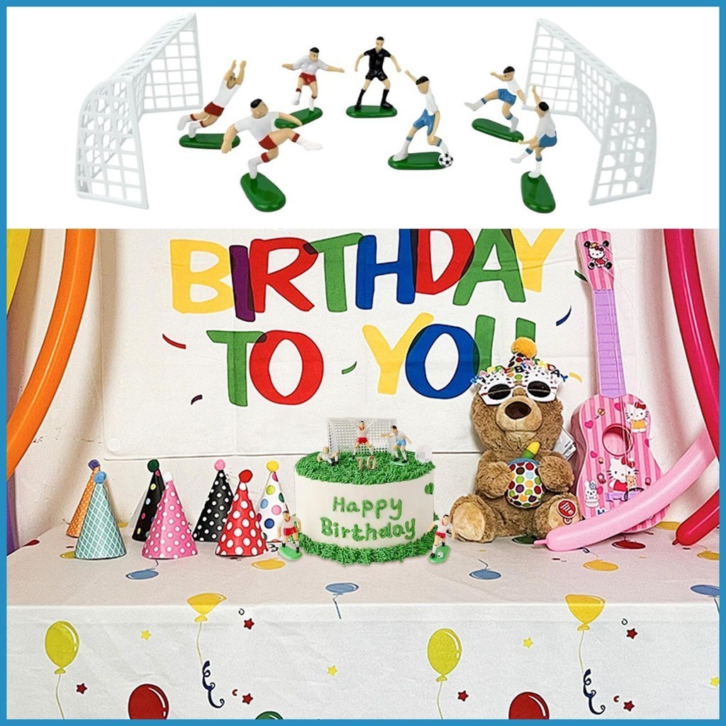 Soccer Cake Topper Decorations Cake Goal Post Topper Cake Decorations ...