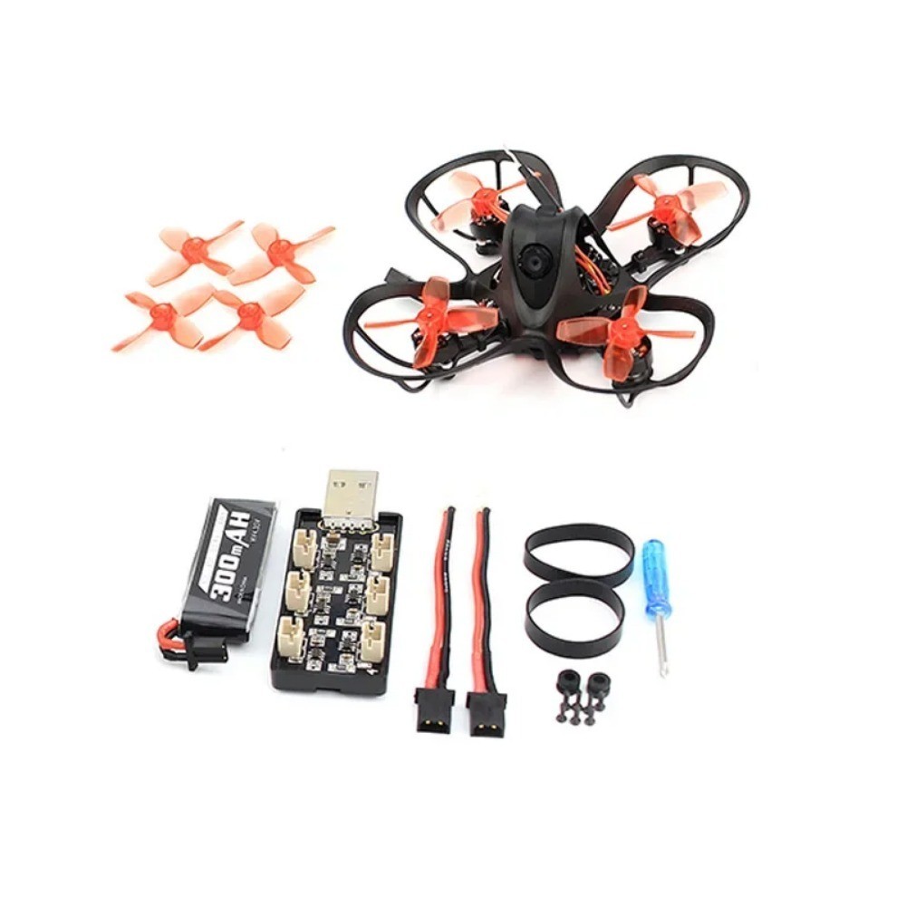 EMAX Nanohawk 65mm Whoop FPV Beginner Indoor Racing Drone BNF FrSky D8 ...