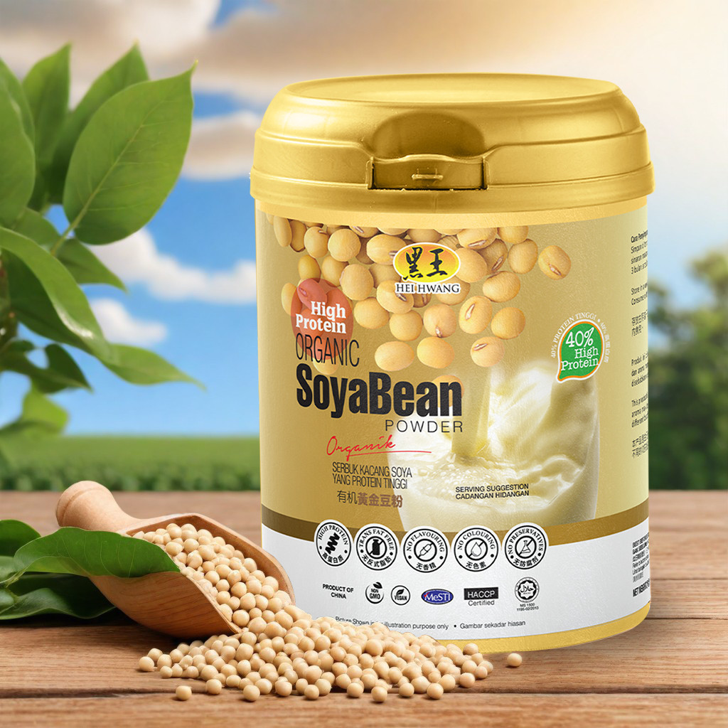 HEI HWANG High Protein Organic Soya Bean Powder (500g) | Shopee Singapore
