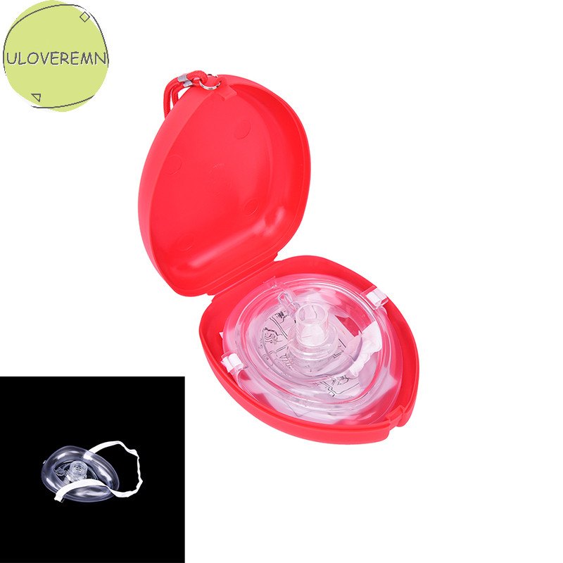 uloveremn 1 Pocket CPR Mask in hard case Resuscitation Face Shield ...
