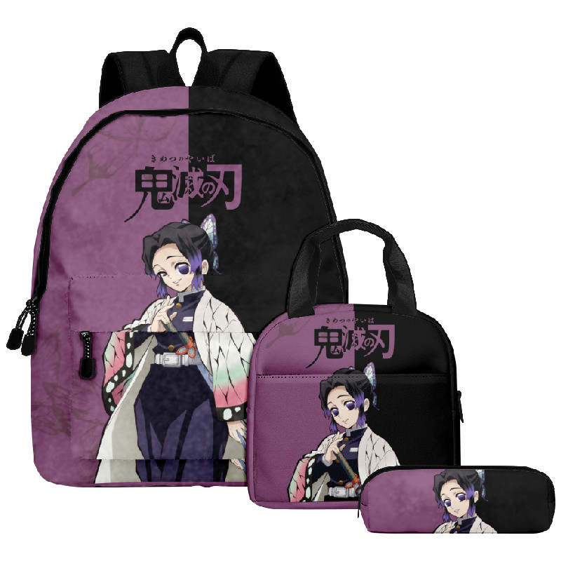 Demon Slayer school bag nezuko tanjiro Muichirou backpack pencil case ...