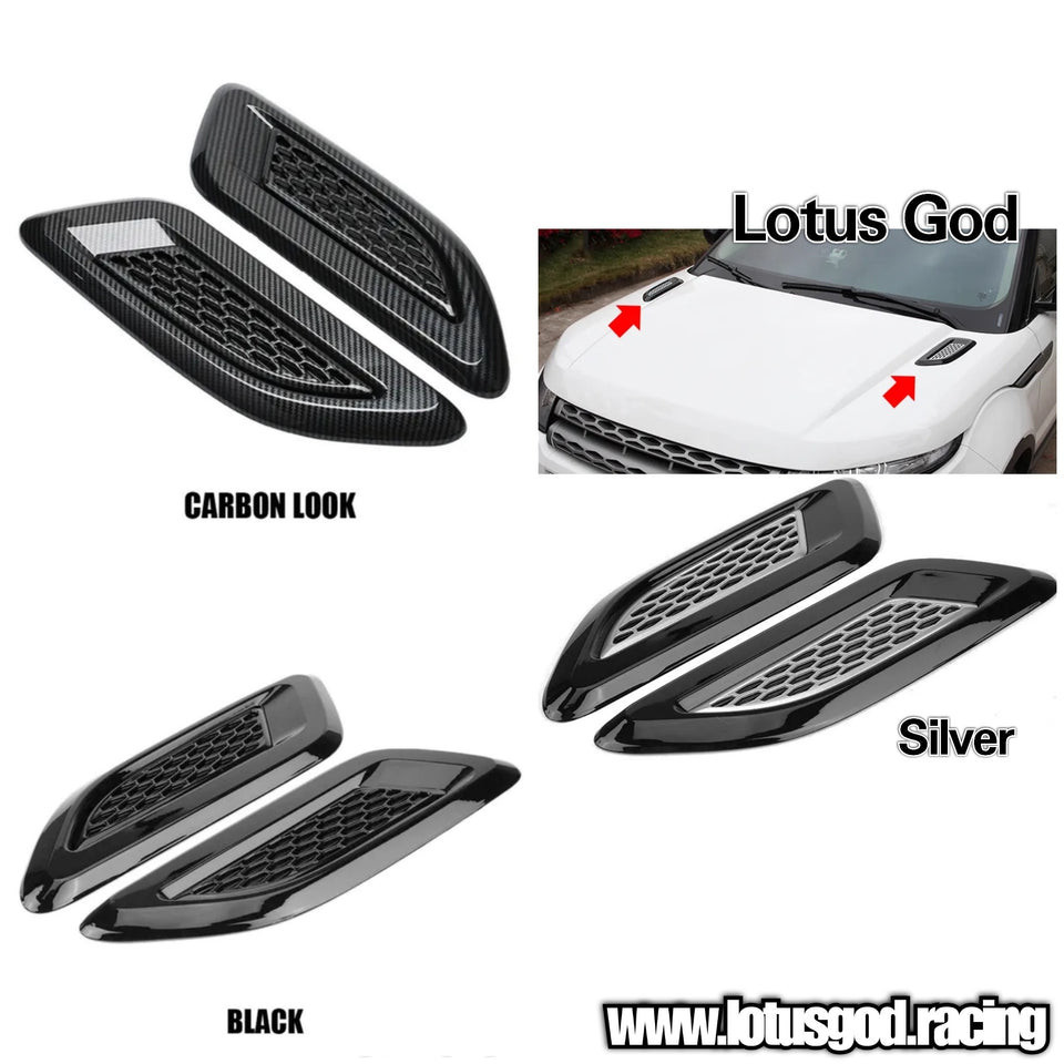 Universal Racing Look Front Bonnet Side Rear Fender Bumper High Air ...