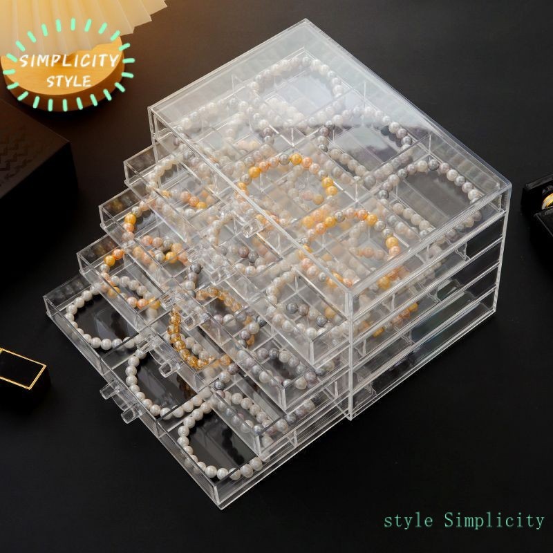 Acrylic Storage Box Drawer Bracelet Jewelry Storage Box Bracelet ...