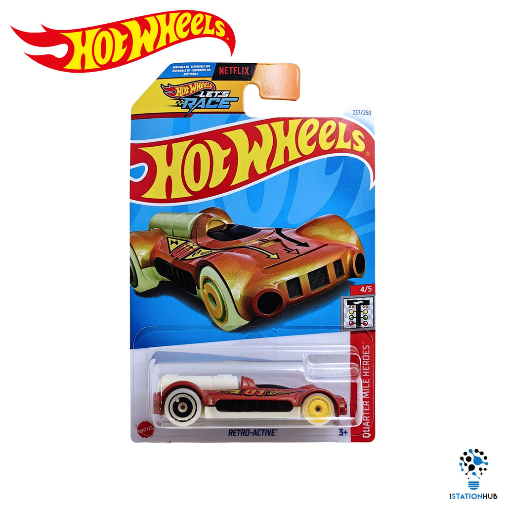 Hot Wheels Quarter Mile Heroes Retro Active Glow in the Dark Car Hotwheels Mattel Collector Toys Vehicle Transportation Shopee Singapore