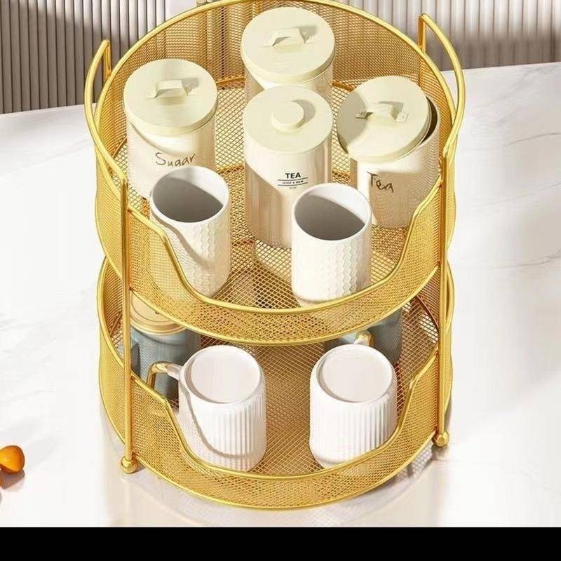 Kitchen shelving Multi-layer condiment shelving Multi-function ...